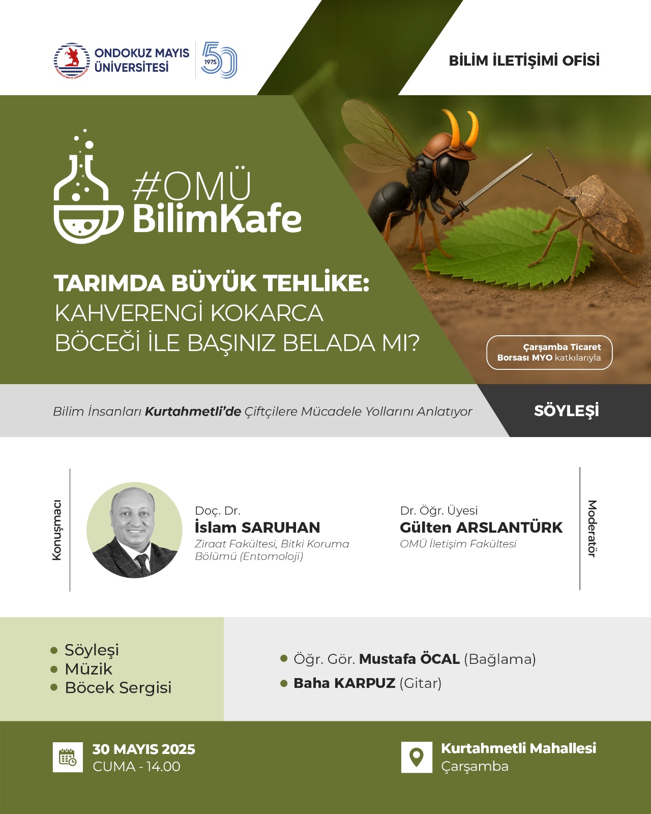 OMÜ Bilim Kafe Çarşamba’da! 30 Mayıs Cuma 14.00 | OMÜ | Ondokuz Mayıs ...